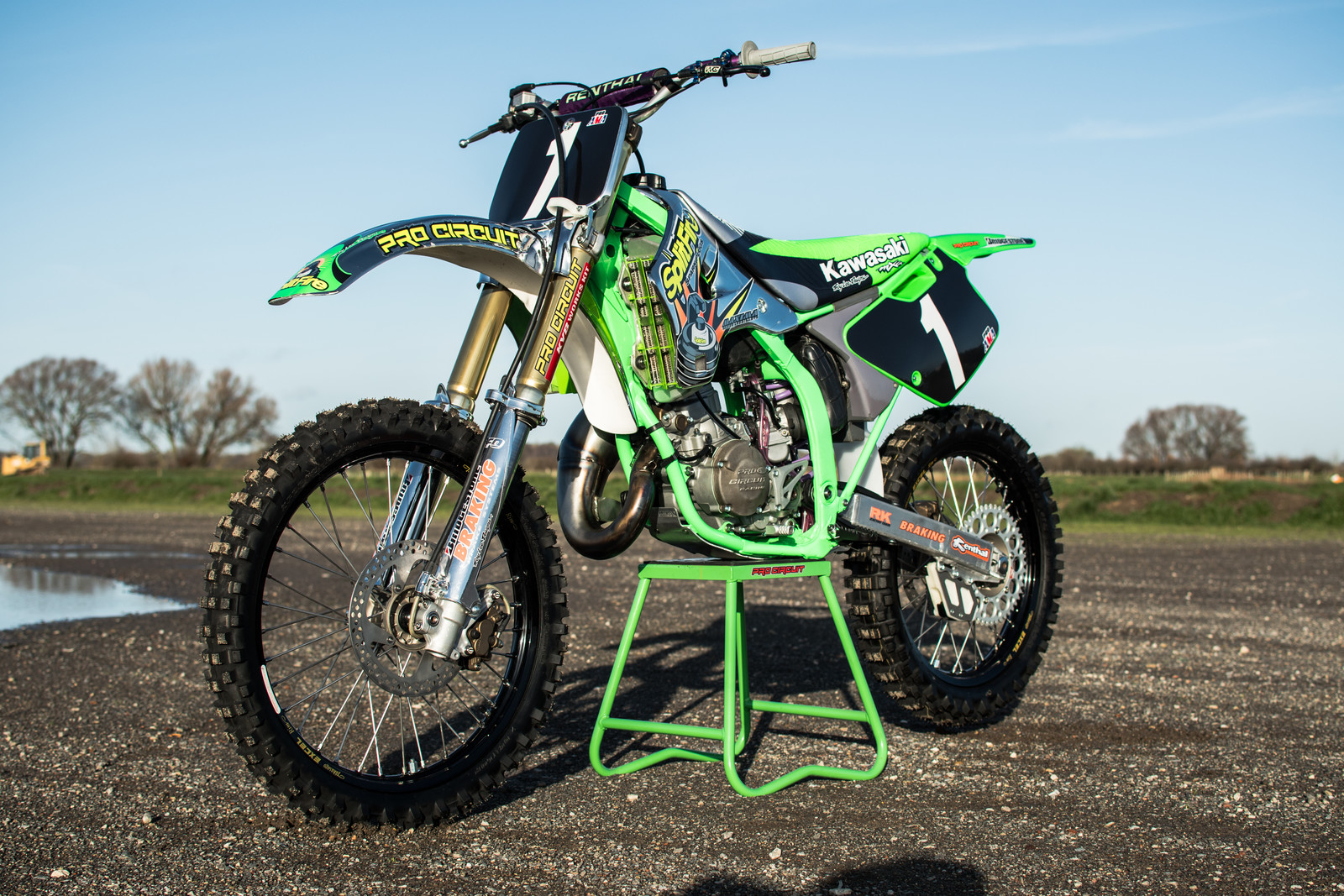 KX125 1996 Pro Circuit Chrome Splitfire Factory Replica - Paul_tony_baker's Bike Check - Vital MX